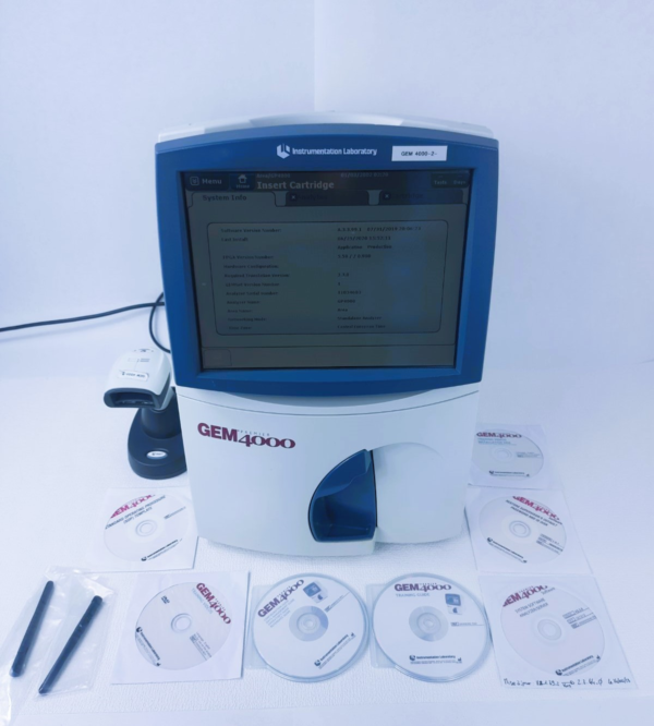 Used - Like New INSTRUMENTATION LABORATORY GEM Premier 4000 - EAST WEST ...